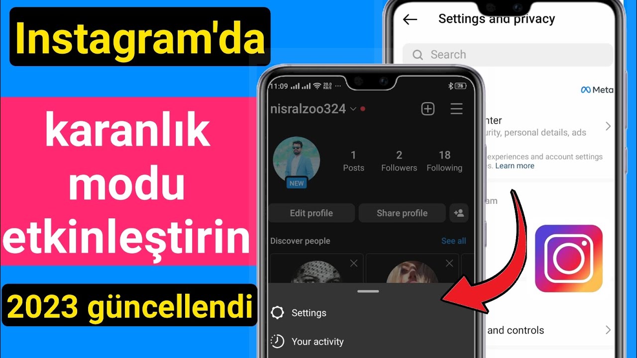 Instagram'da Karanlık Mod Nasıl Etkinleştirilir (2023) | Instagram'da ...