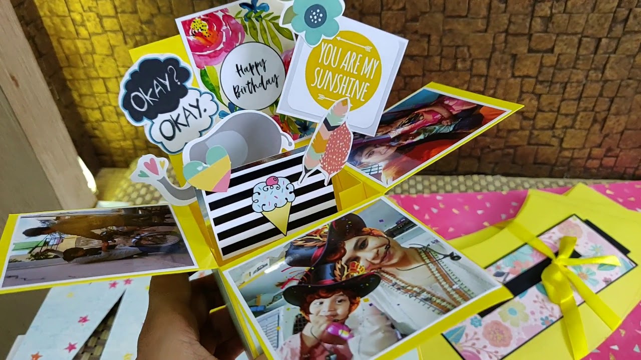 Name album || scrapbook ideas || name scrapboook - YouTube