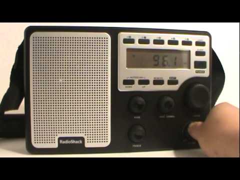 Radioshack extreme range AM/FM weather radio - YouTube