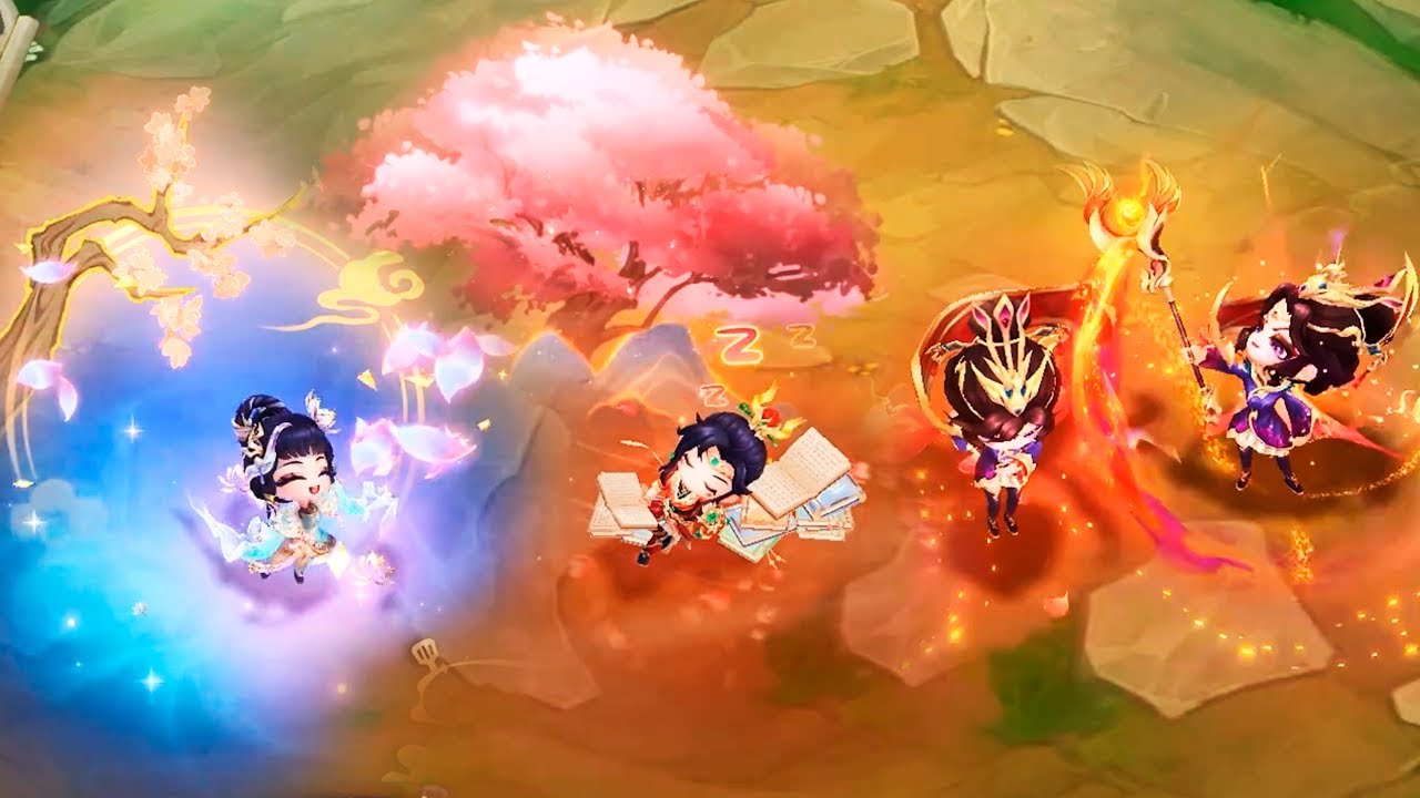 Lux Prestige, Ezreal, Janna & LeBlanc - "Red Chamber" Chibis - TFT ...