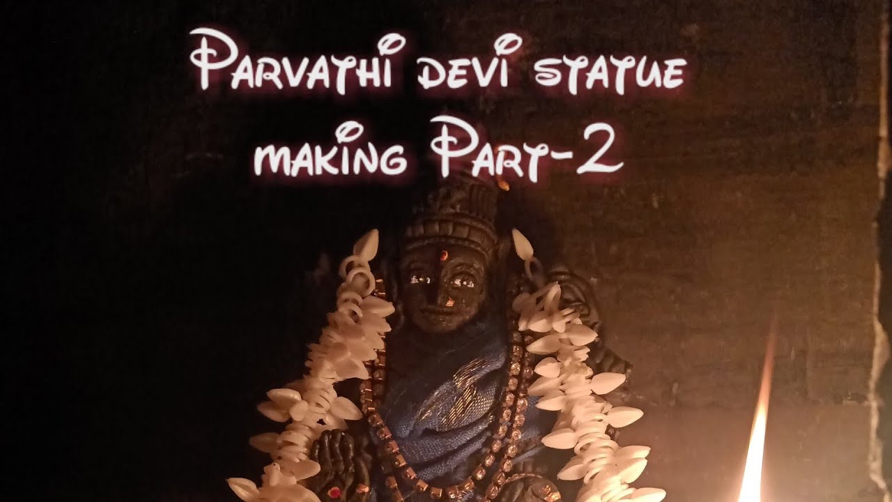 Parvathi Devi statue making Part-2 using mseal - YouTube