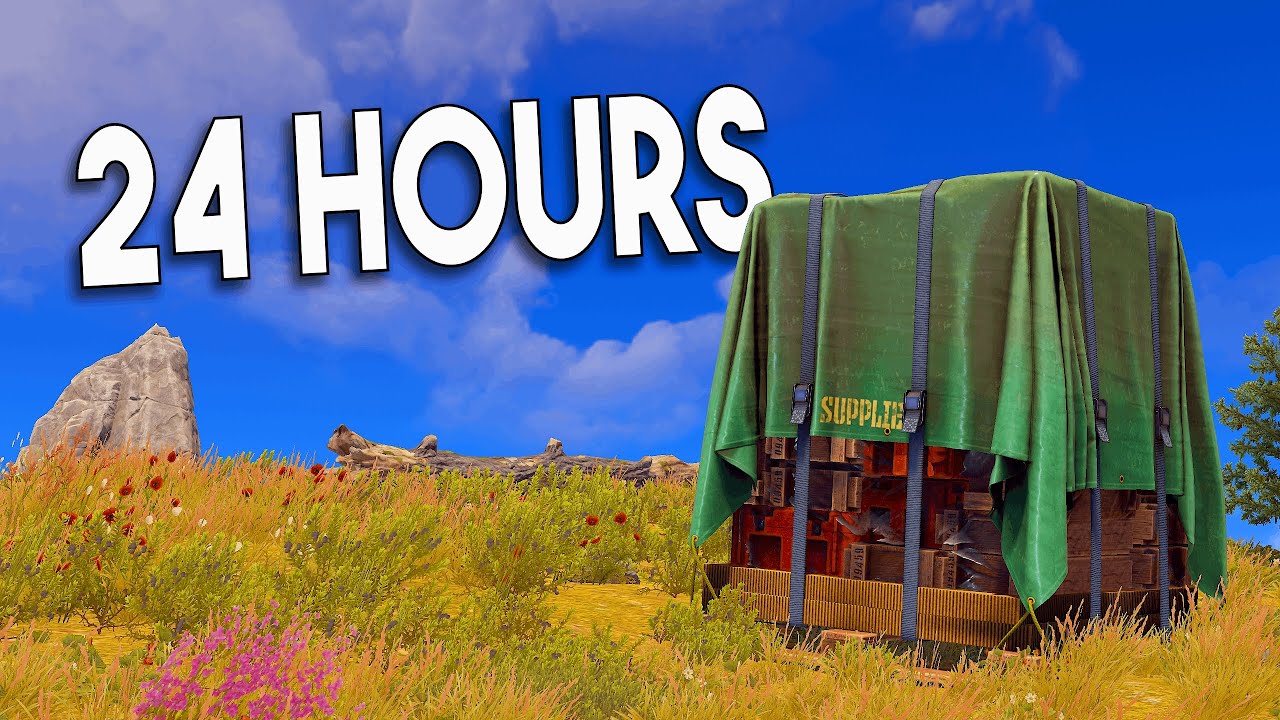 i played Solo Rust for 24 hours... - YouTube