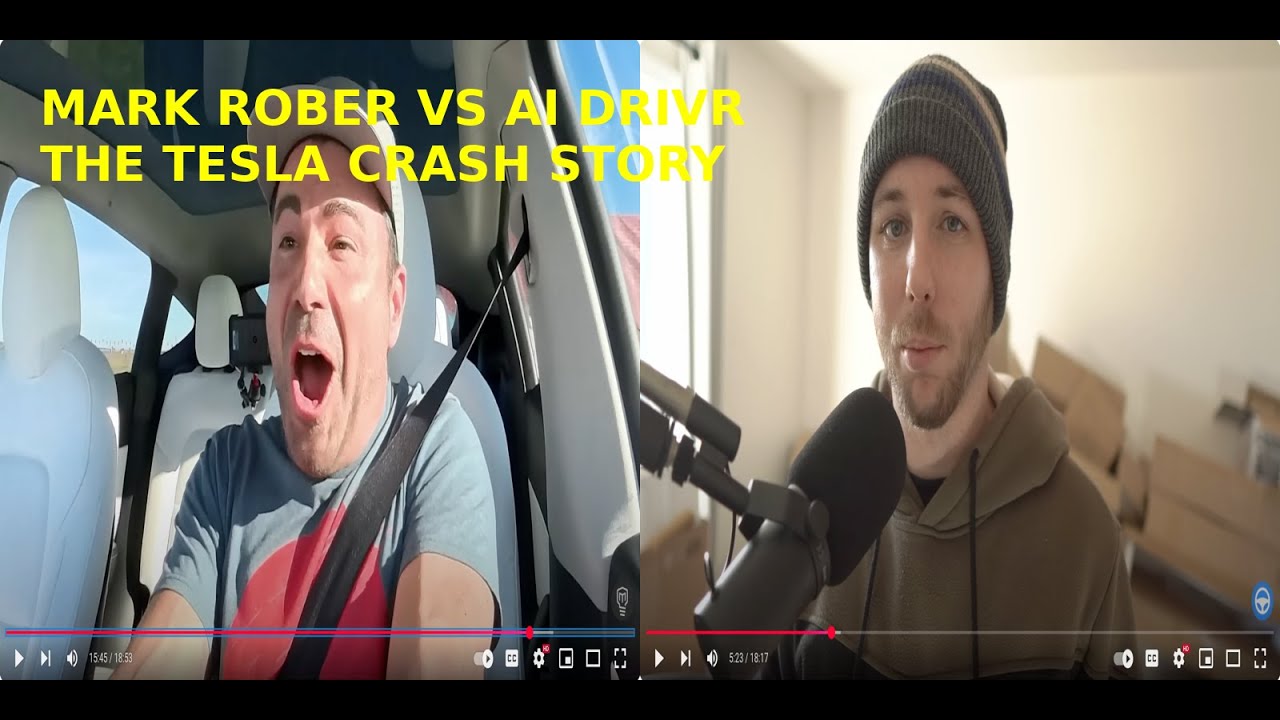 Mark Rober vs AI DRIVR the TESLA Crash story - YouTube
