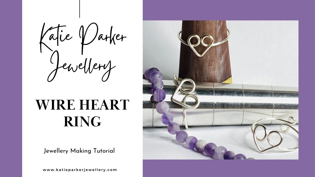 Wire Heart Ring - Wirework Jewellery Making Tutorial - Simple Ring Tutorial - Make a Ring - YouTube