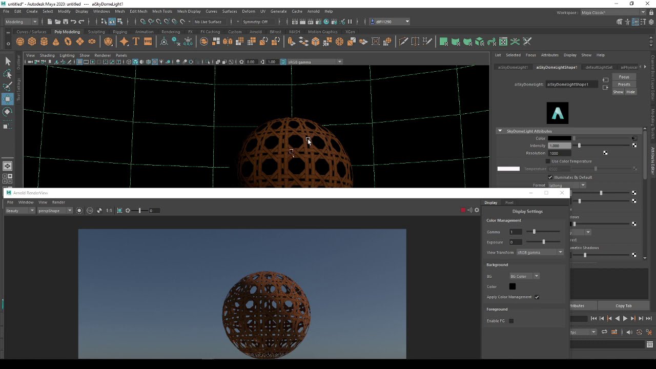 pbr woven sphere - YouTube