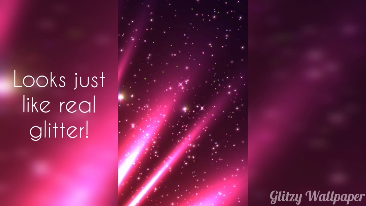 Glitzy Real Glitter Live Wallpaper - YouTube