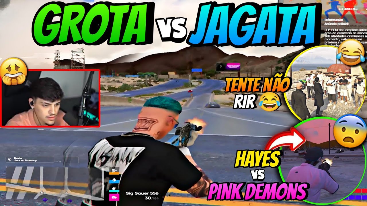 TRETA DE PISTA GROTA x JAGATA🔥 HAYES CONTRA PINK DEMONS😱 CLIPES ...