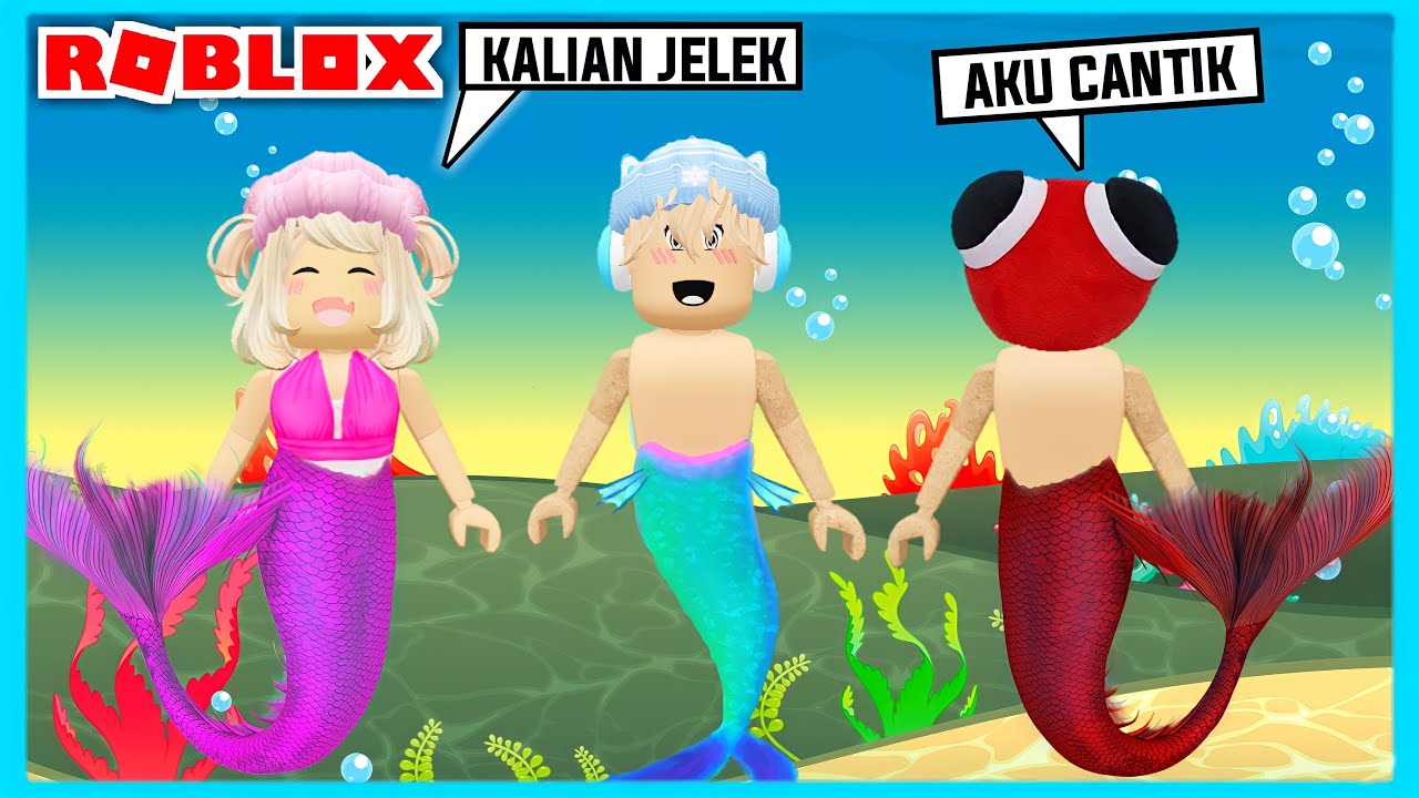 24 Jam Menjadi Mermaid di Roblox Brookhaven - YouTube