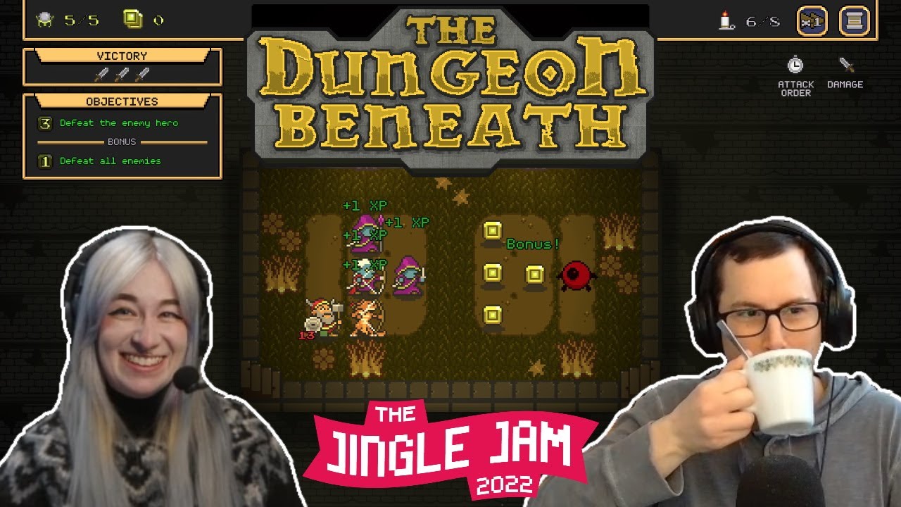 Alex almost dies - The Dungeon Beneath (Almost) Jingle Jam Highlights ...