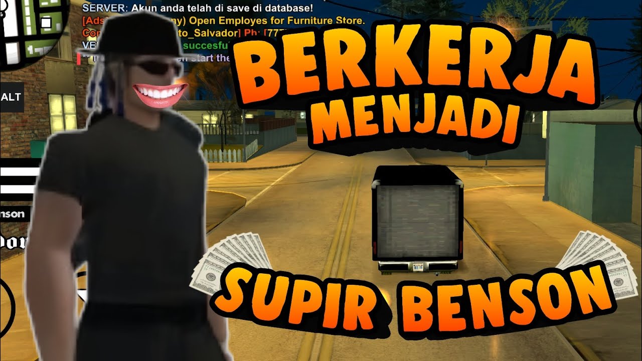 Berkerja Menjadi Supir Benson Di Server DRP | Dimension RP SAMP - YouTube