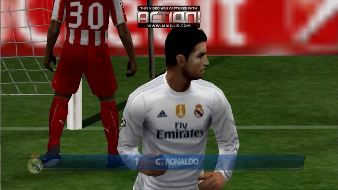 pes 2016 (psp) | UEFA Champions League partido 4 | Manuelx Gamer - YouTube