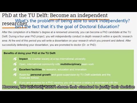 PhD terminated with 4 top-tier journal papers: a scandal and shame of ...