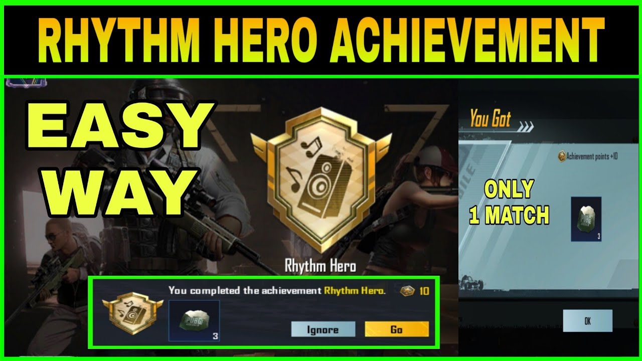 EASY WAY TO COMPLETE RHYTHM HERO ACHIEVEMENT || GET 10 ACHIEVEMENT ...
