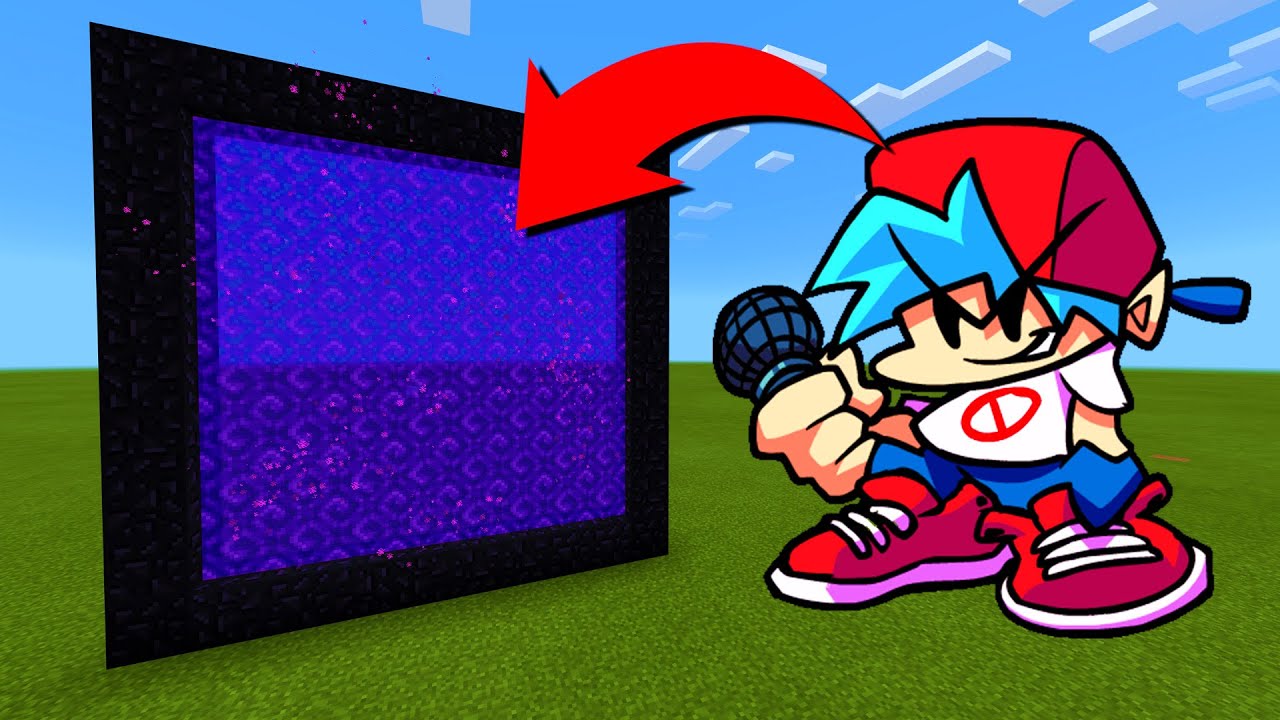 How To Make A Portal To The Friday Night Funkin' Dimension in Minecraft ...
