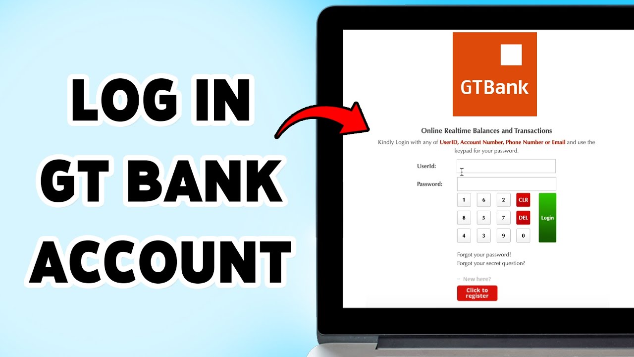 How To Log In GT Bank Account 2025 | Guaranty Trust Online Banking Sign ...