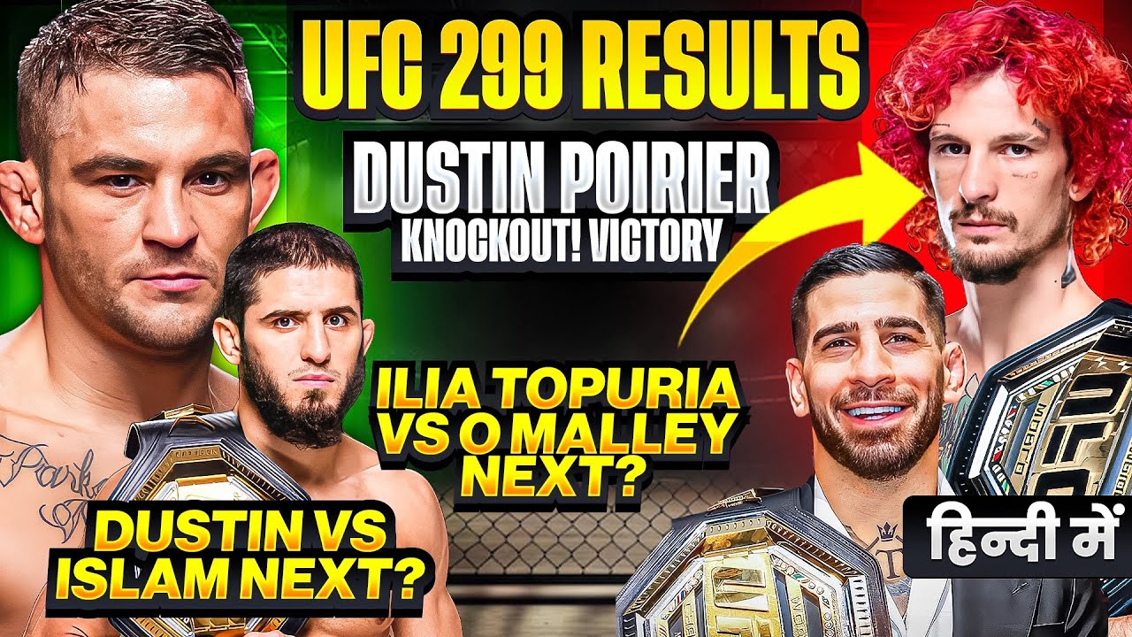 UFC 299 RESULTS: Dustin Poirier KNOCKOUT Victory! | Dustin vs Islam ...