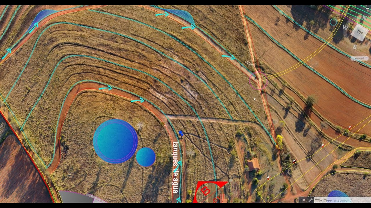 Diseño Keyline para cosecha de agua, keyline design, línea clave - YouTube