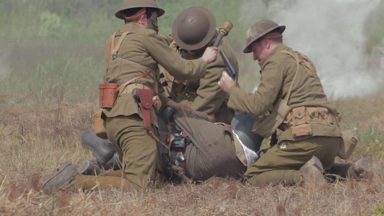 WW1 Trench Raid Reenactment - Orange, MA (Full Video) - YouTube
