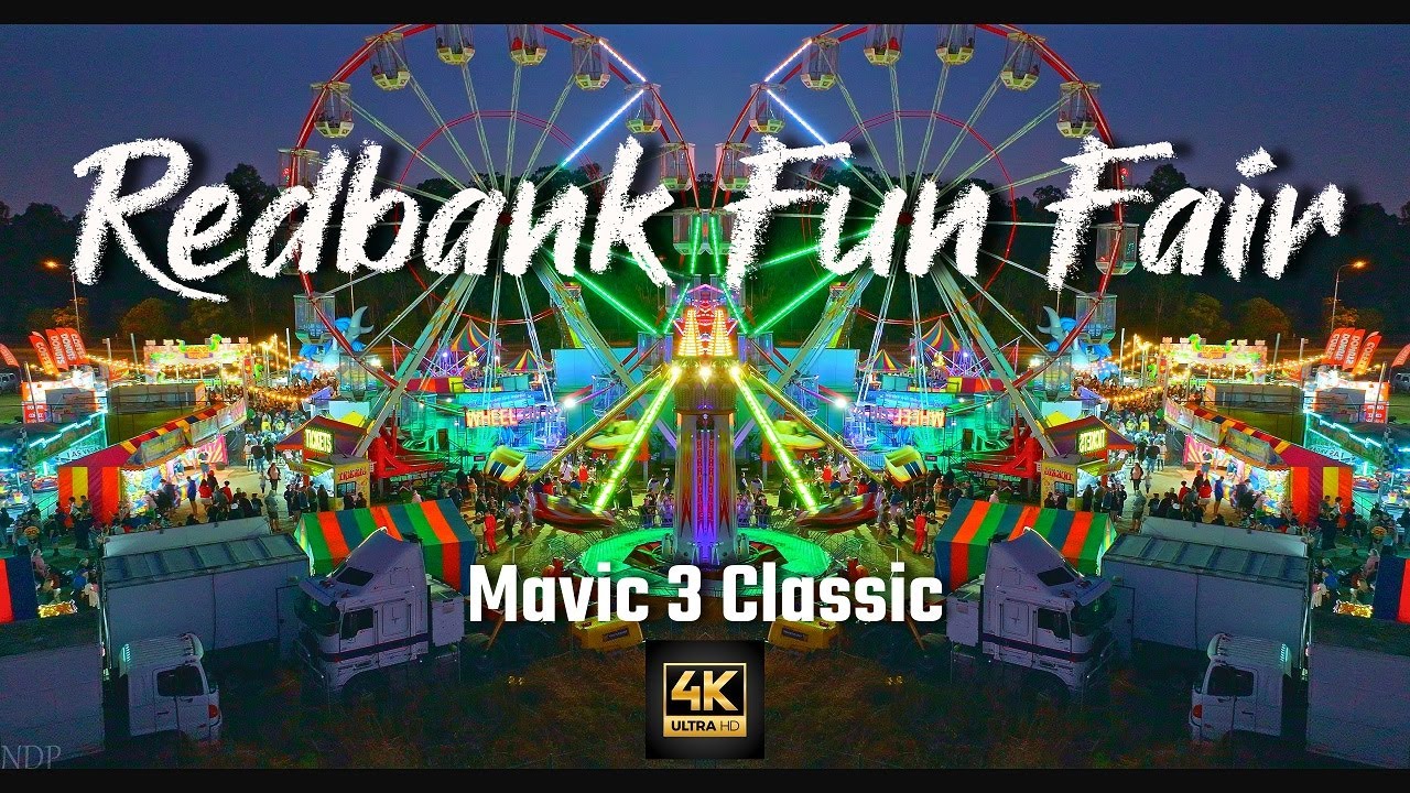 Redbank Fun Fair #drone #djidrone #mavic3classic - YouTube