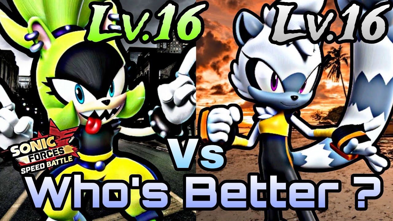 Sonic Forces Speed Battle ⚡️🫥 Who’s Better? ⚡️ Surge Vs Tangle ⚡️ ...