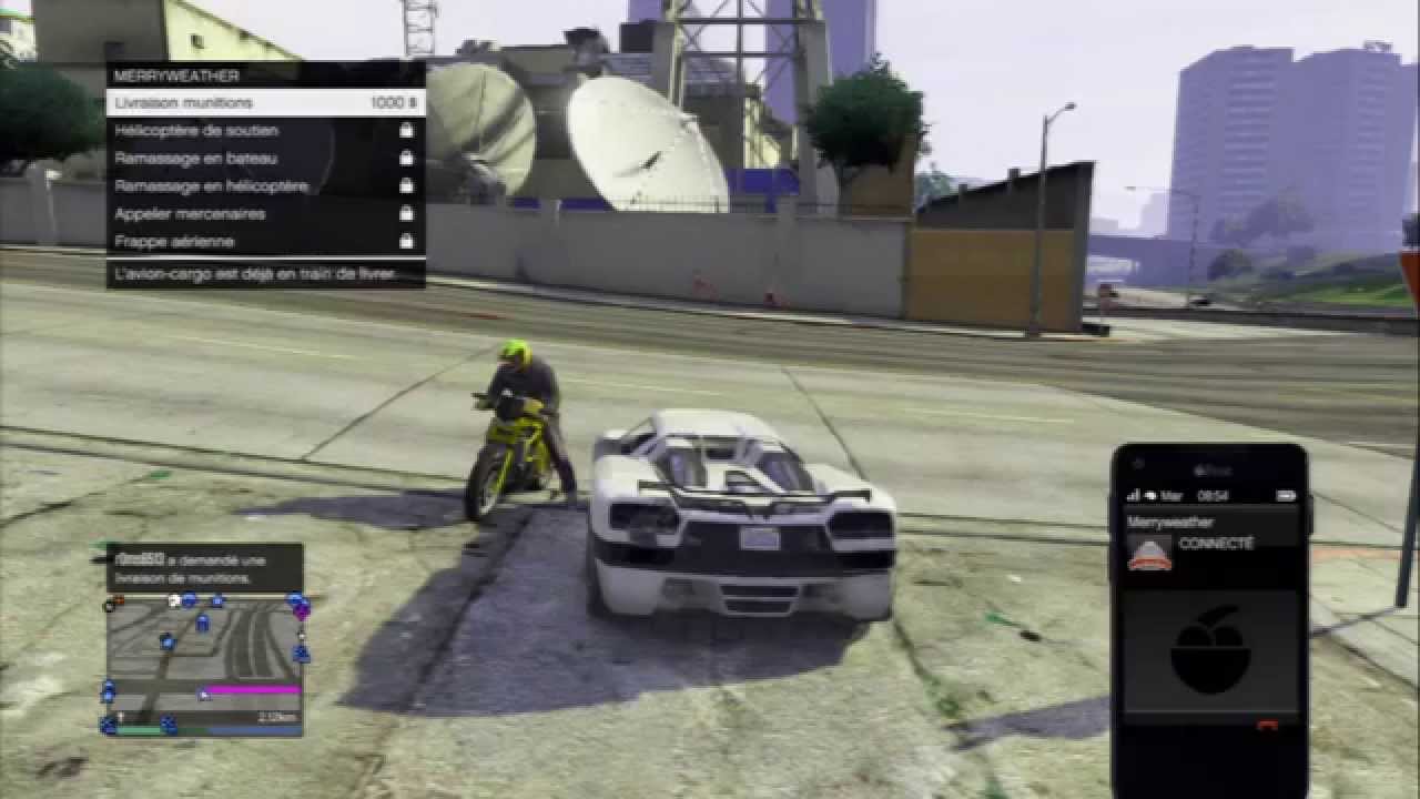 GTA 5 online garage et délire avec roms, flic, garage... - YouTube