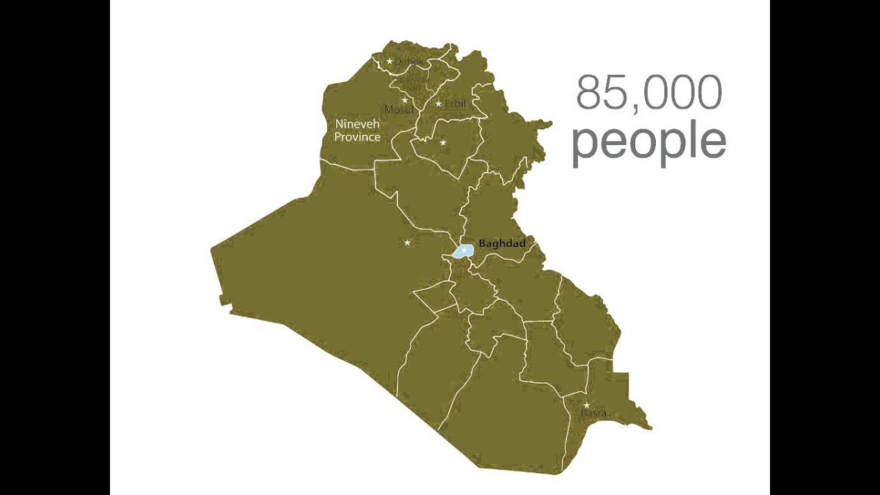 IDC Spotlight Map on Christians of Iraq - YouTube