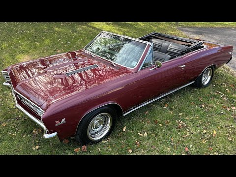 Test Drive 1967 Chevrolet Chevelle Super Sport Convertible SOLD $45,900 Maple Motors #2377