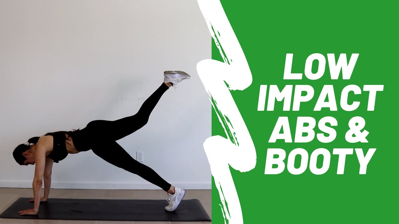 Low Impact Abs & Booty Workout - YouTube