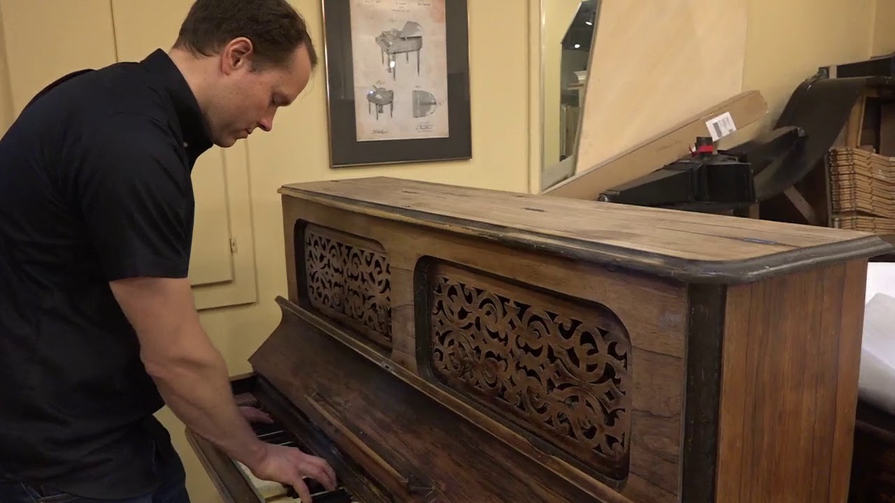 BEFORE RESTORATION! 1870's Sherman Clay - YouTube
