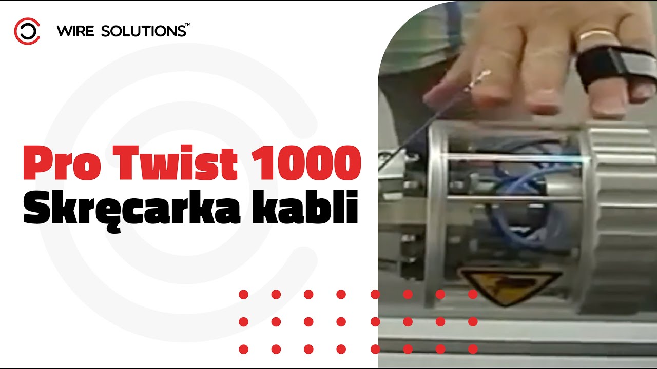 Pro Twist 1000 Skręcarka kabli - Wire Solutions - YouTube