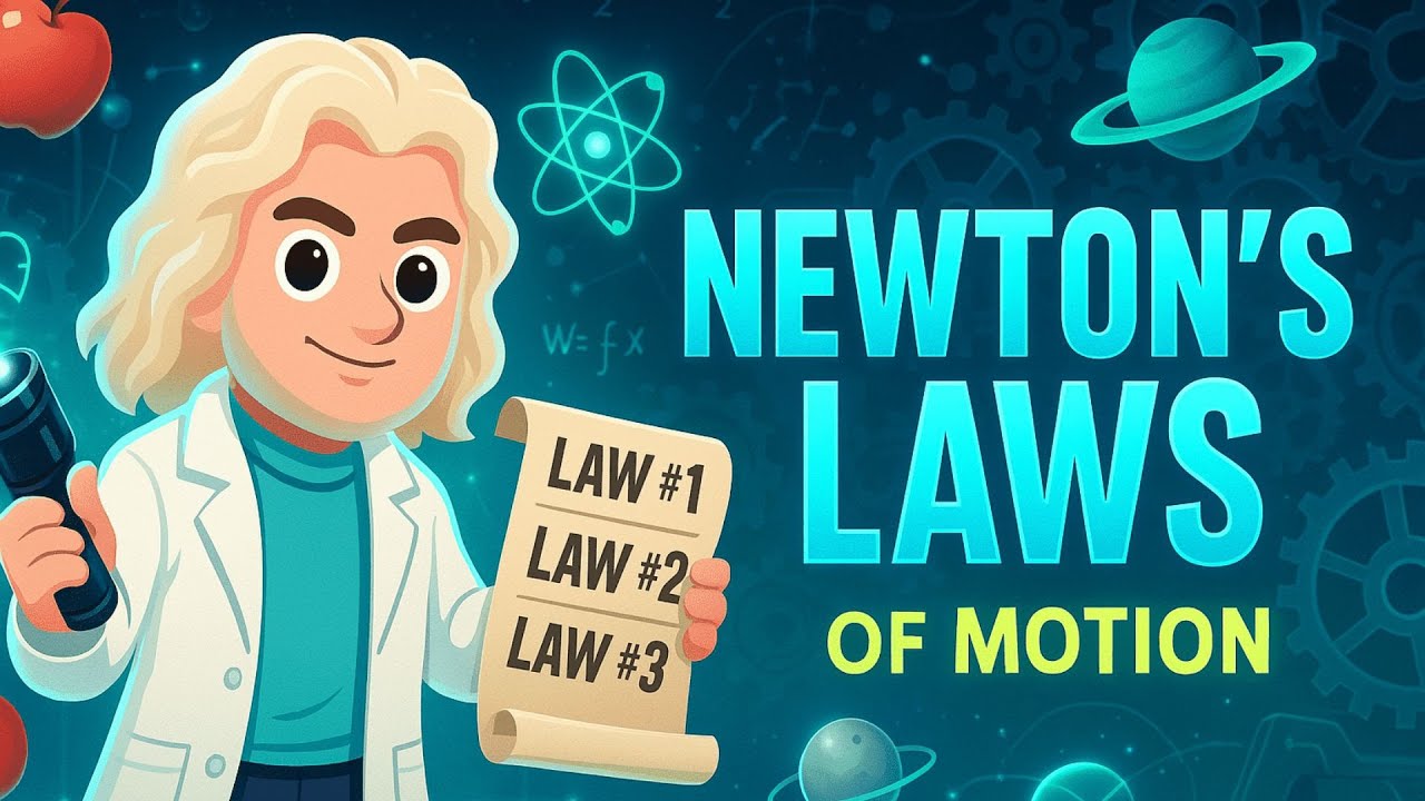 Newton’s 3 Laws Explained with Real-Life Examples! | Why Things Move ...