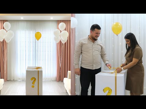 BEBEĞİMİZİN CİNSİYETİNİ ÖĞRENDİK 🐣KIZ MI 👧🏻ERKEK Mİ 👦|PARTİ HAZIRLIKLARI 🎉