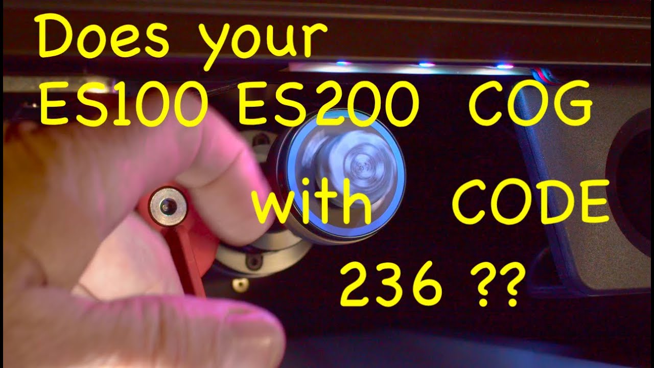 SPARX question ES100 ES200 Error code 236 and cogging skate sharpener ...