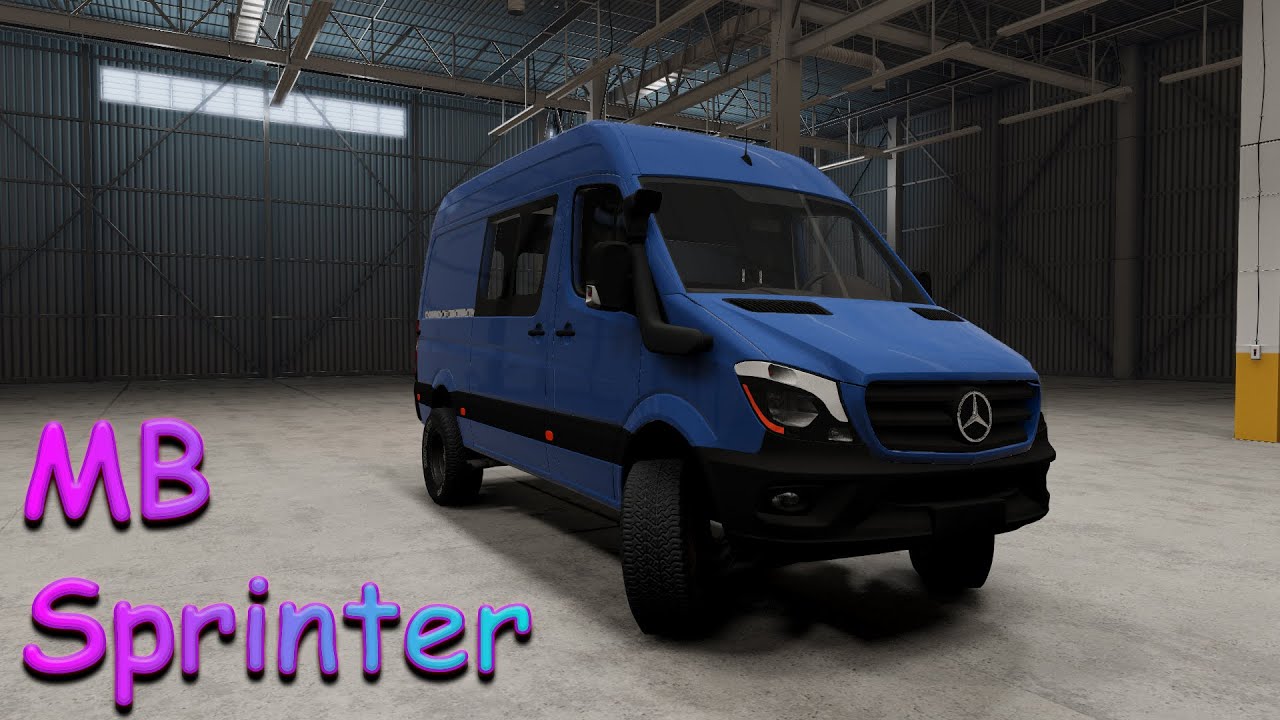 Mercedes-Benz Sprinter-BeamNG Drive(#966) - YouTube