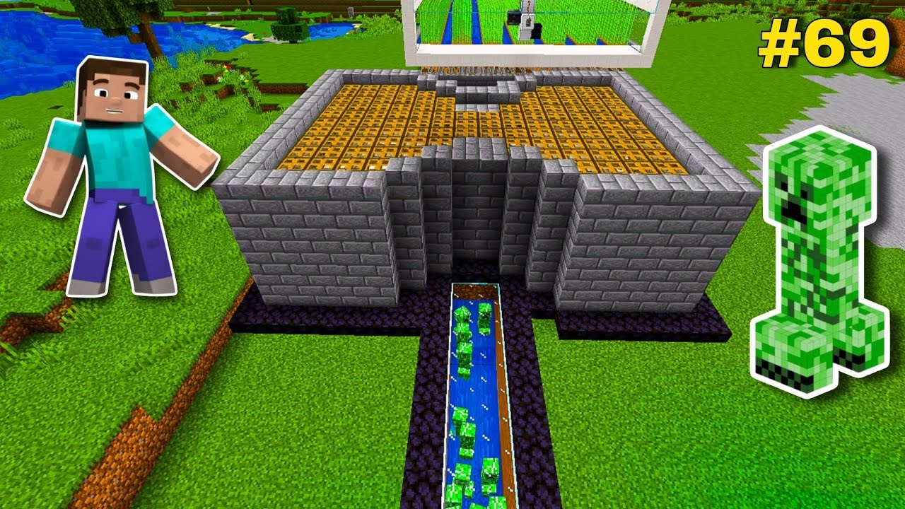 I MADE AUTOMATIC CREEPER FARM | MINECRAFT GAMEPLAY #69 - YouTube
