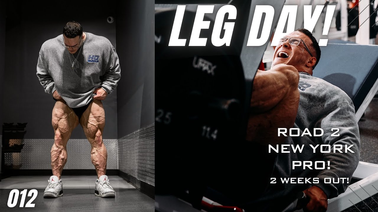 Nick Walker | ROAD 2 NEW YORK PRO! | 2 WEEKS OUT! | LEG DAY! #ifbb # ...