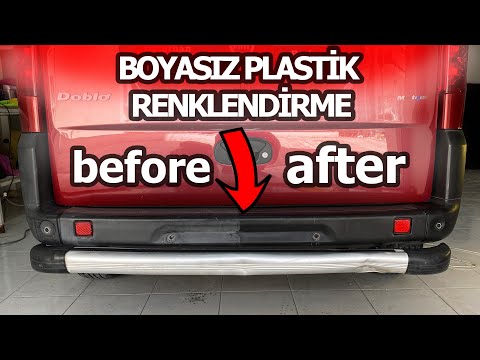 BOYASIZ PLASTİK YENİLEME 2007 DOBLO | En uygun fiyatlı plastik parlatma