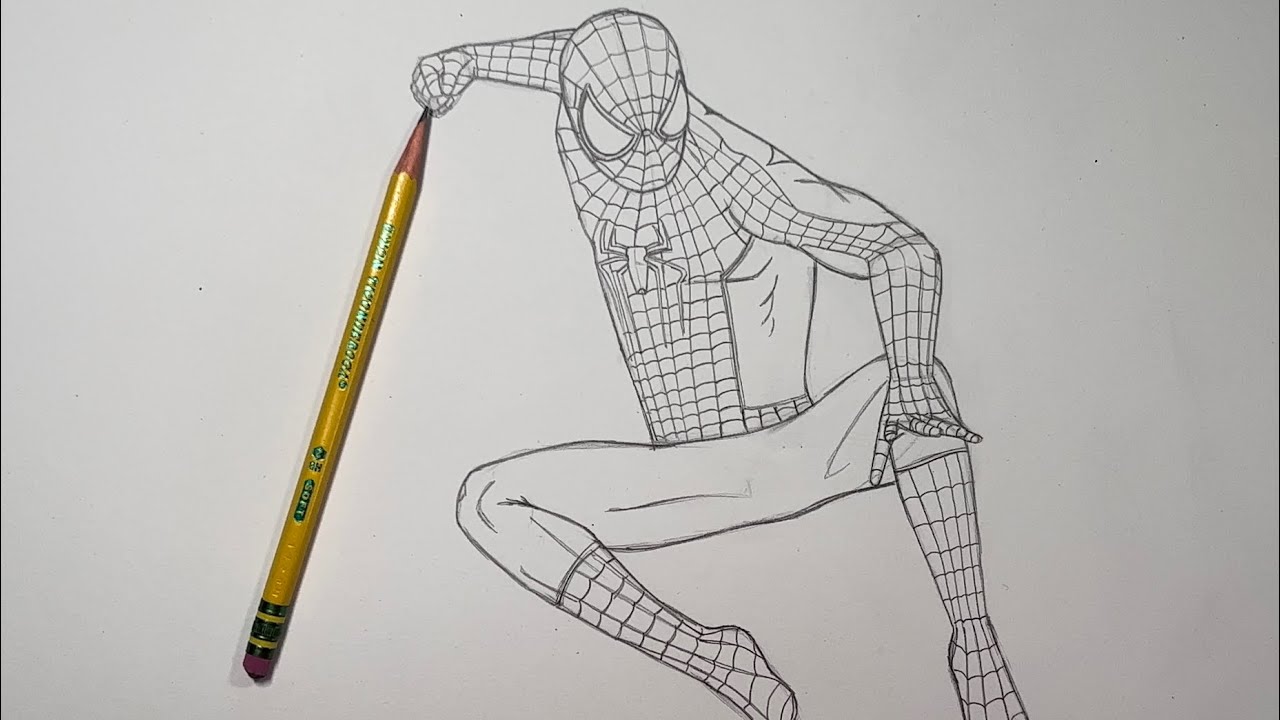 How To Draw SPIDER-MAN(Andrew Garfield) from “Spider-Man No Way Home ...