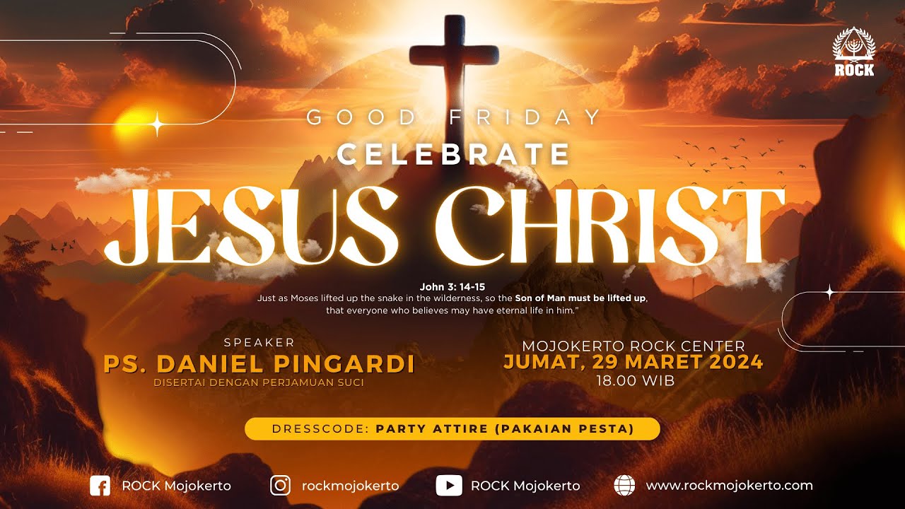 Ps. Daniel Pingardi | Good Friday Celebration | Jumat, 29 Maret 2024 ...