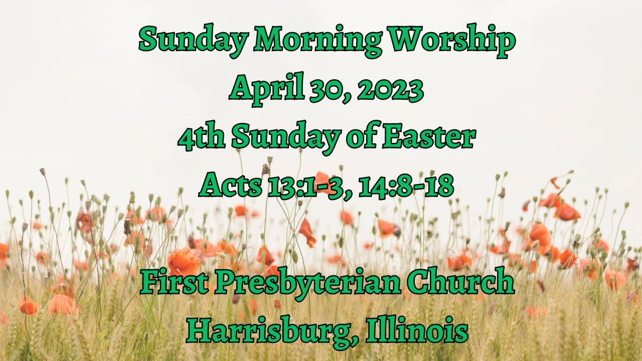 Sunday Worship, April 30, 2023 - YouTube