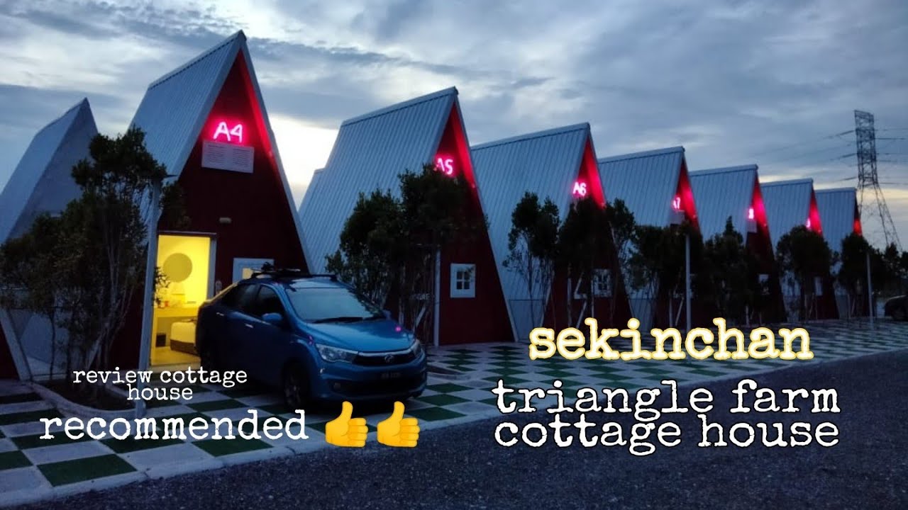 sekinchan triangle farm cottage house - YouTube