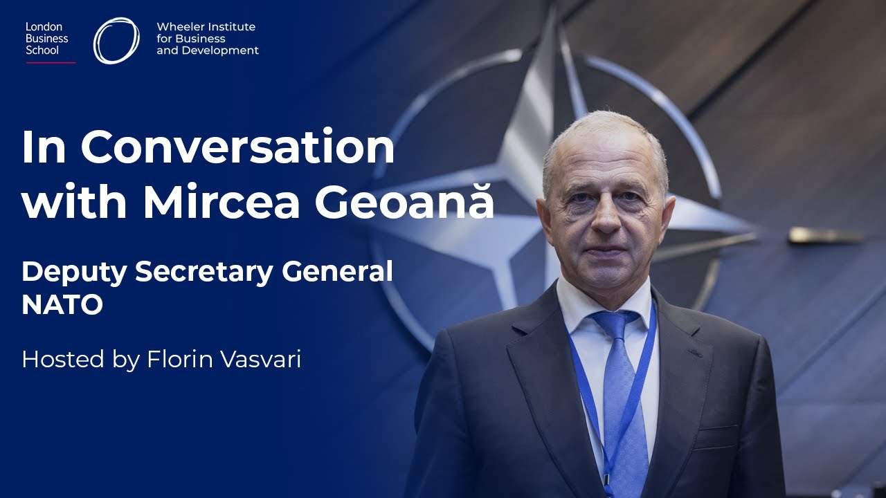 In Conversation with Mircea Geoană, Deputy Secretary General, NATO ...