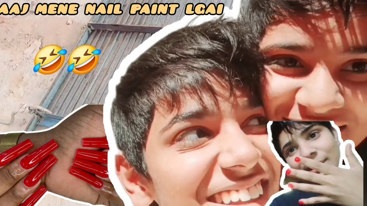 Aaj Mene Nail Paint Lgai #Trending @rudryaduvanshi6691 - YouTube
