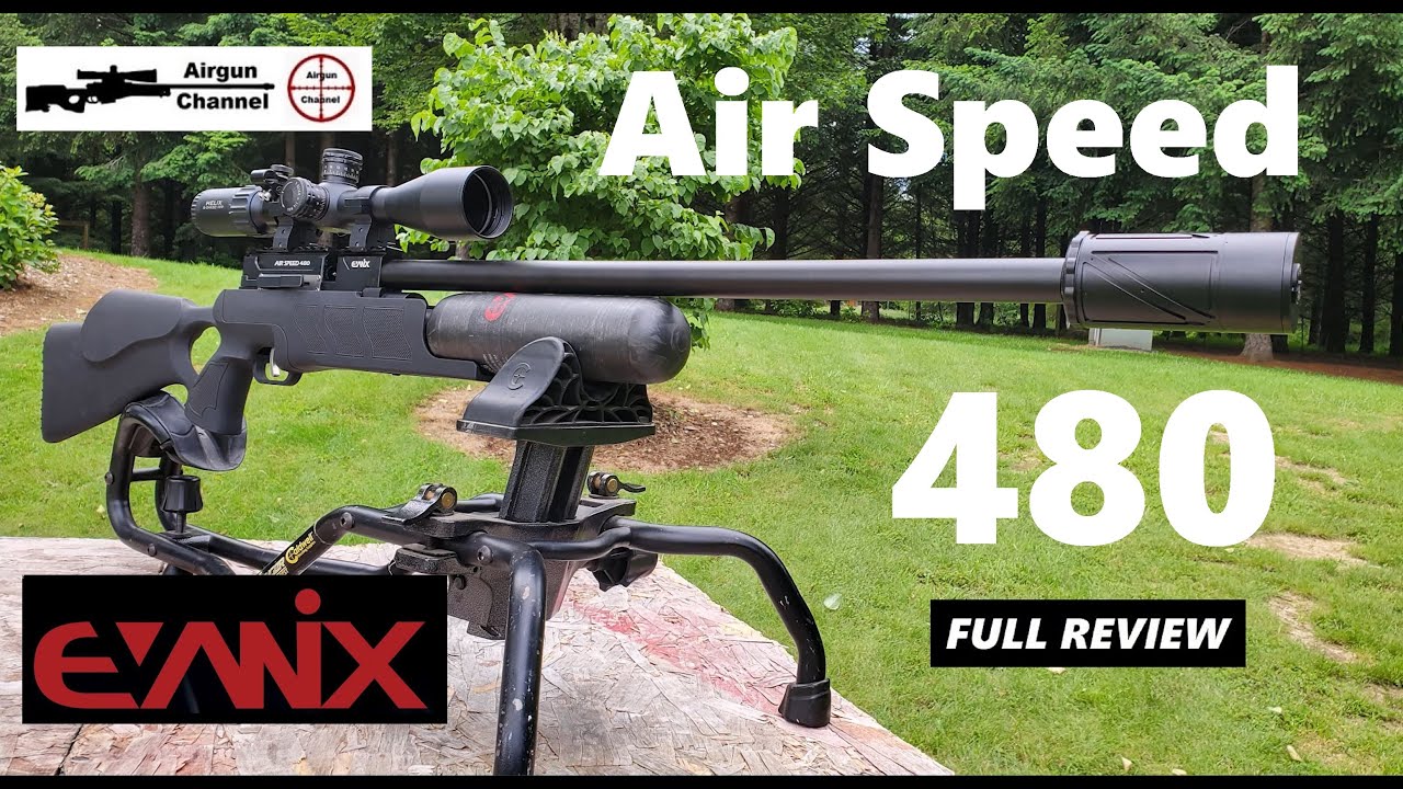 2022 Evanix Air Speed 480 (Semi-Auto) Full Review / PCP Air Rifle - YouTube