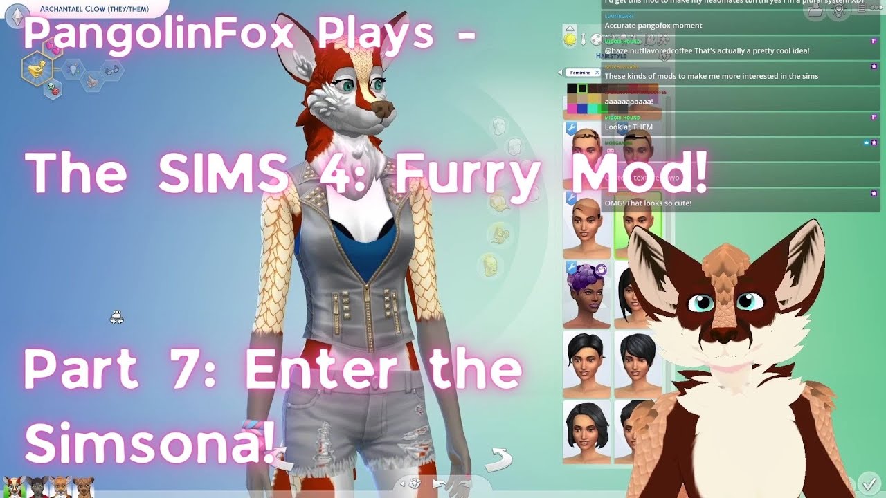 Enter the Simsona! - Pangolinfox Plays: The SIMS 4: Furry Mod [Part 7 ...