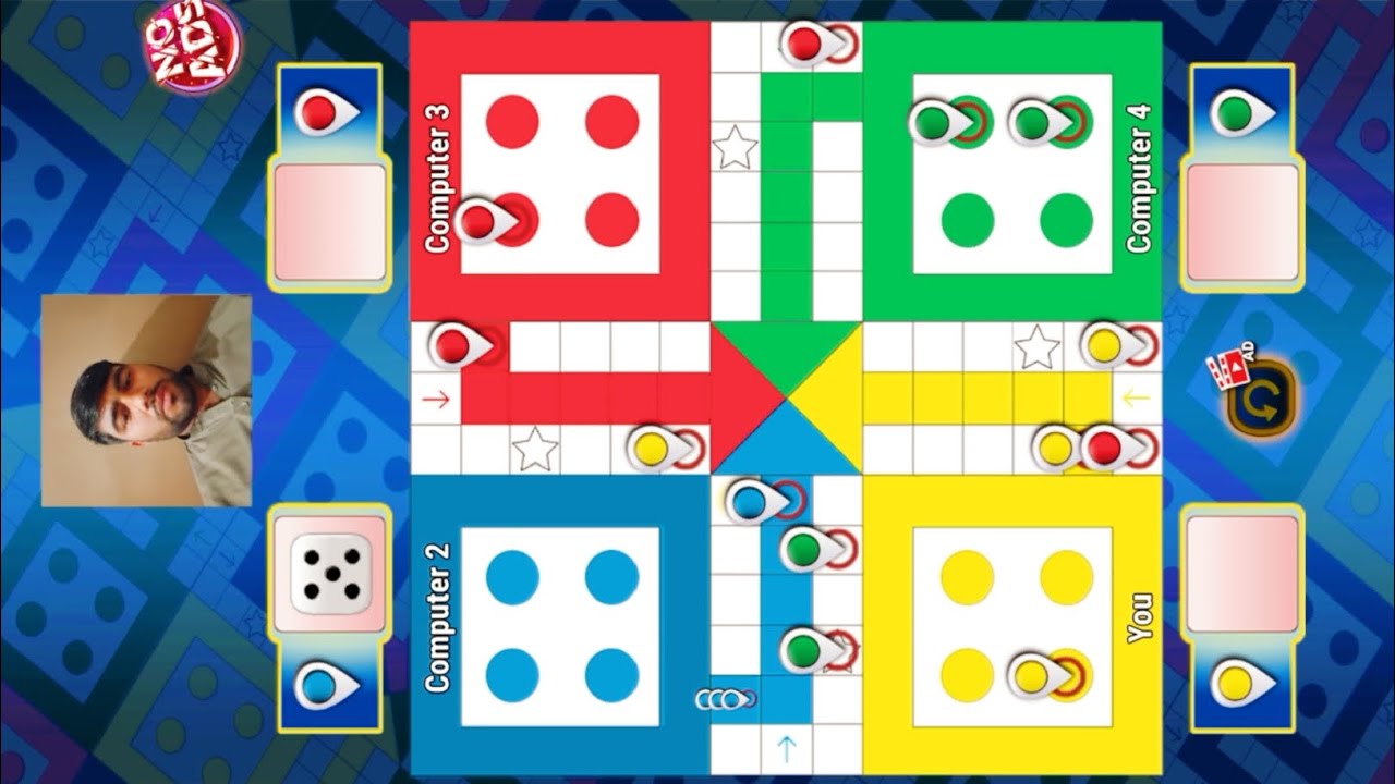 ludo king 4 players Mobile GamePlay | ludo king offline Game #34 - YouTube