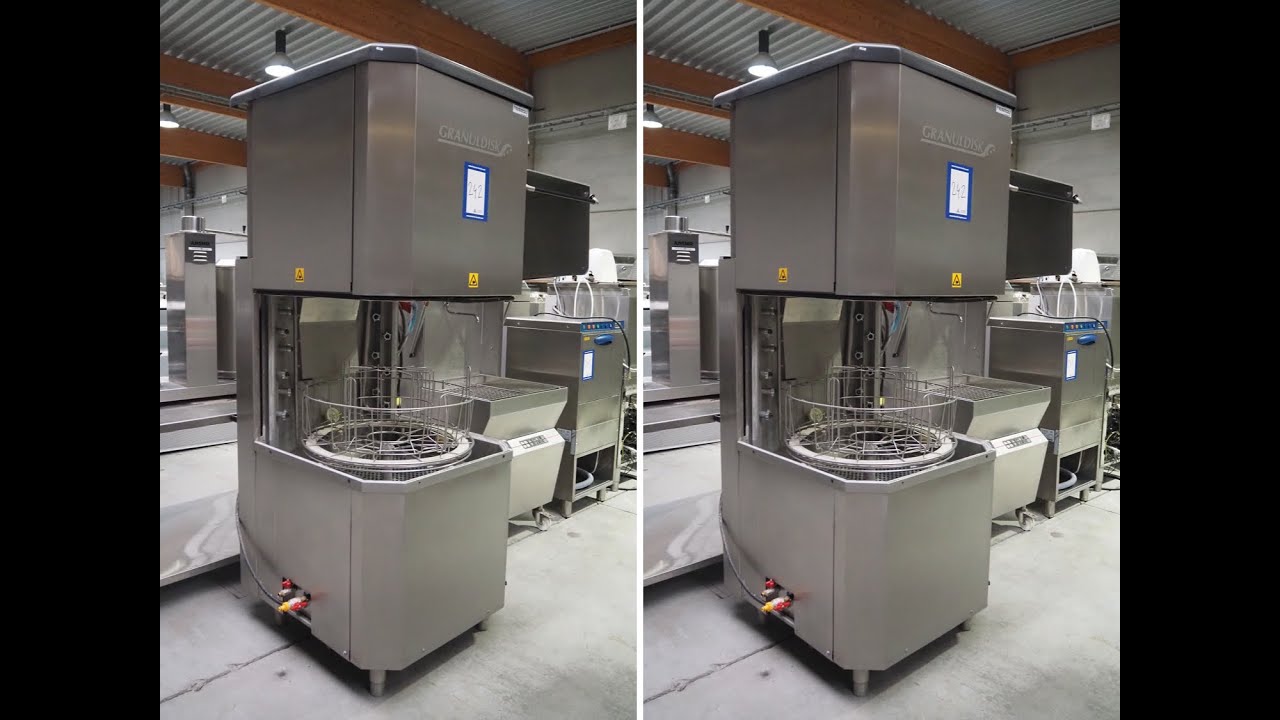 1432-242: Granuldisk pot and tool washing machine - YouTube