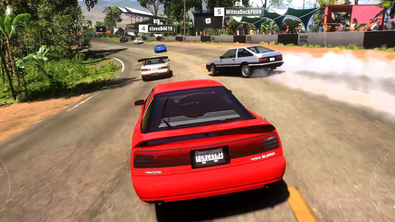 Forza Horizon 5 | Toyota Supra A70 | 3 Races | Gameplay With Keyboard ...