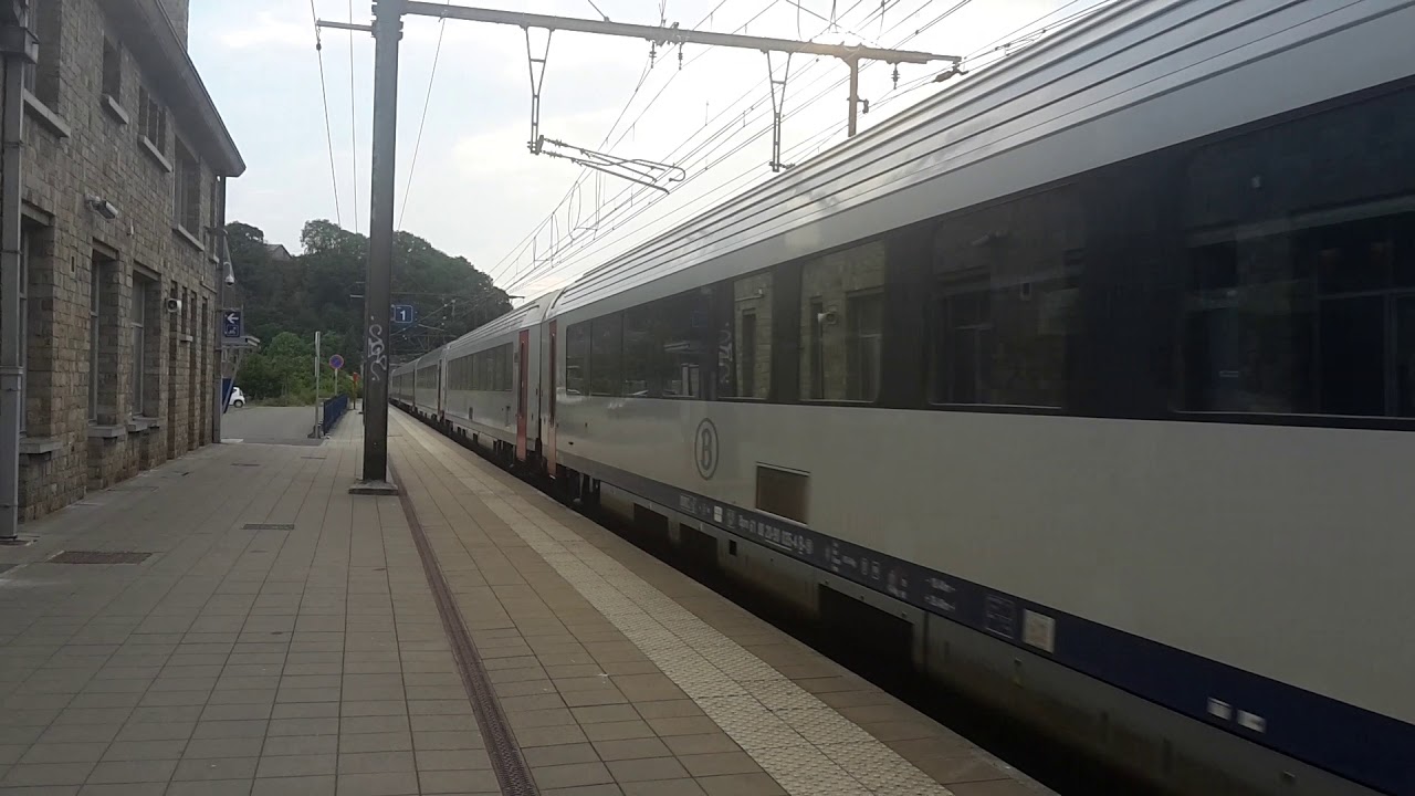 train ic Bruxelles Ostende - YouTube