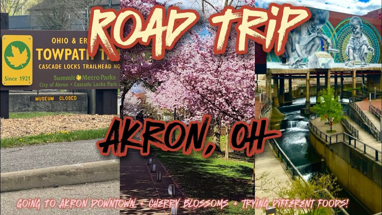 Akron Adventures: Downtown Delights & Cherry Blossoms #travel #shorts ...